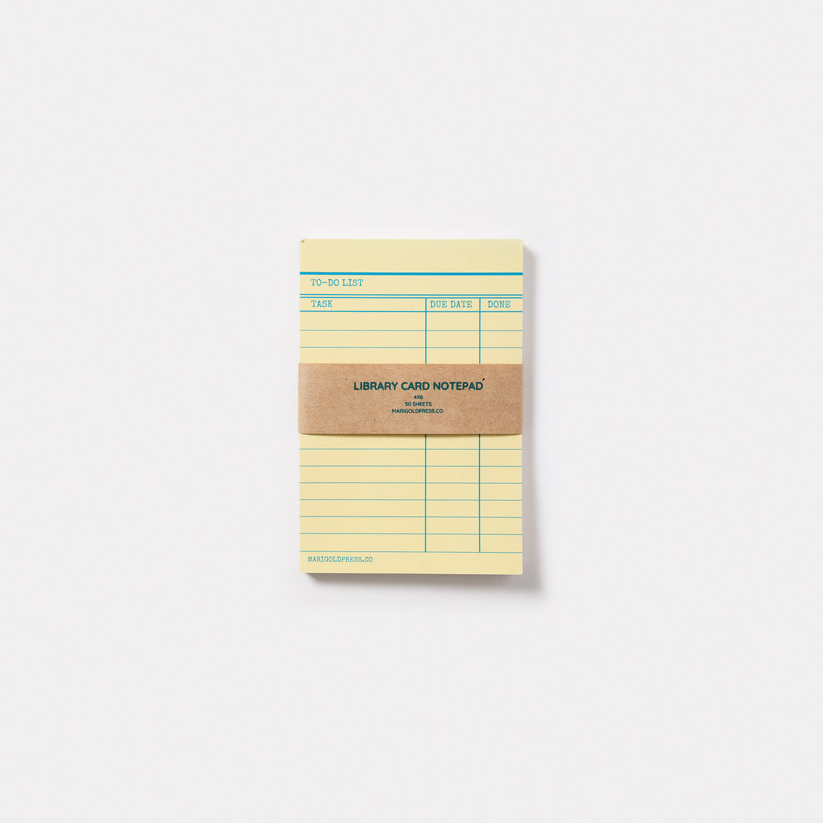 Library Card To-Do List Notepad – Good Buy Supply